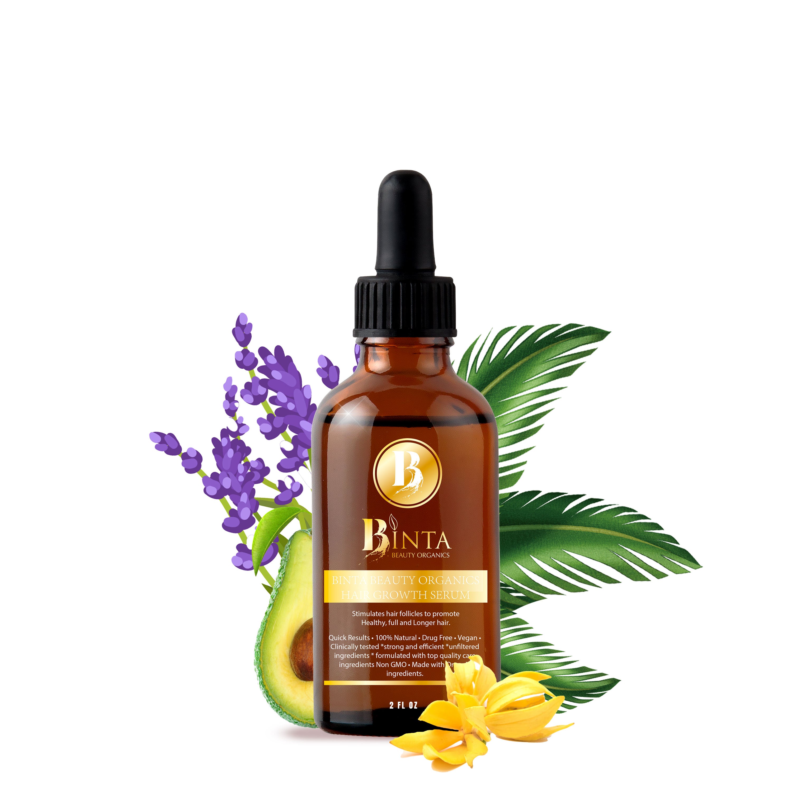 Powerful Beard Growth Serum - Binta Beauty Organics