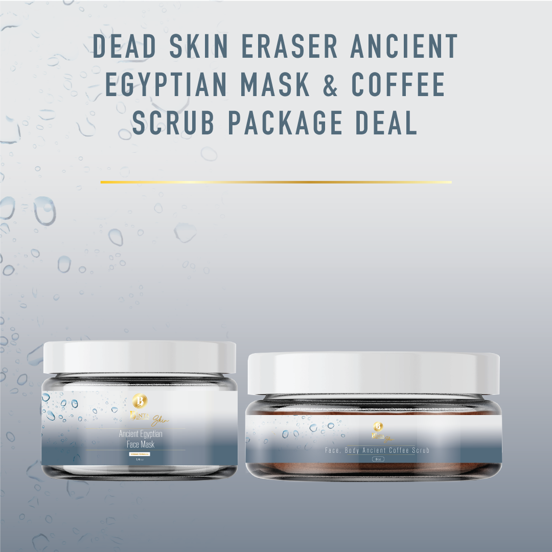 Dead Skin Eraser Ancient Egyptian Mask & Coffee Scrub Package Deal ...
