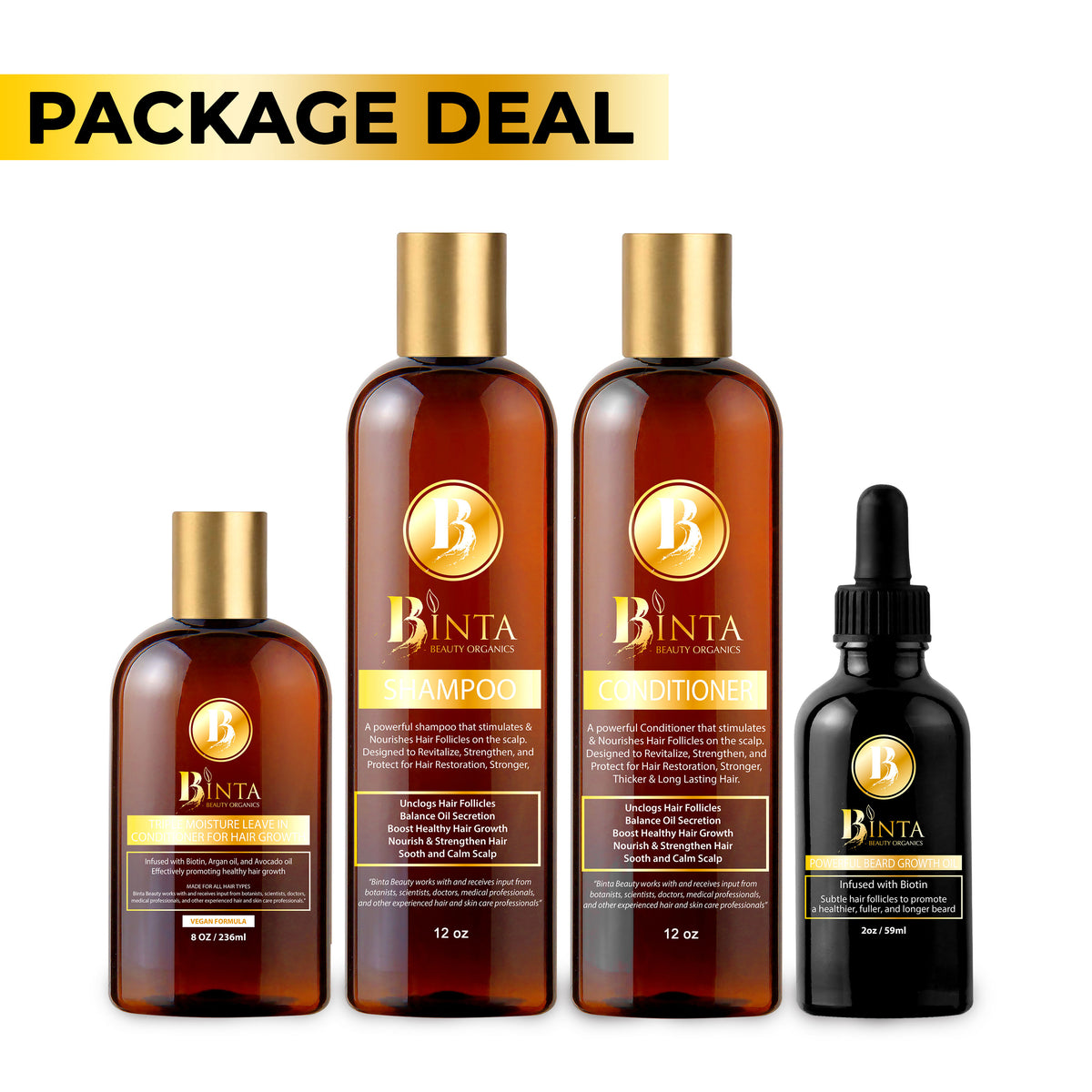 The Moisturize Moisturize, Moisturize Package Deal - Binta Beauty Organics